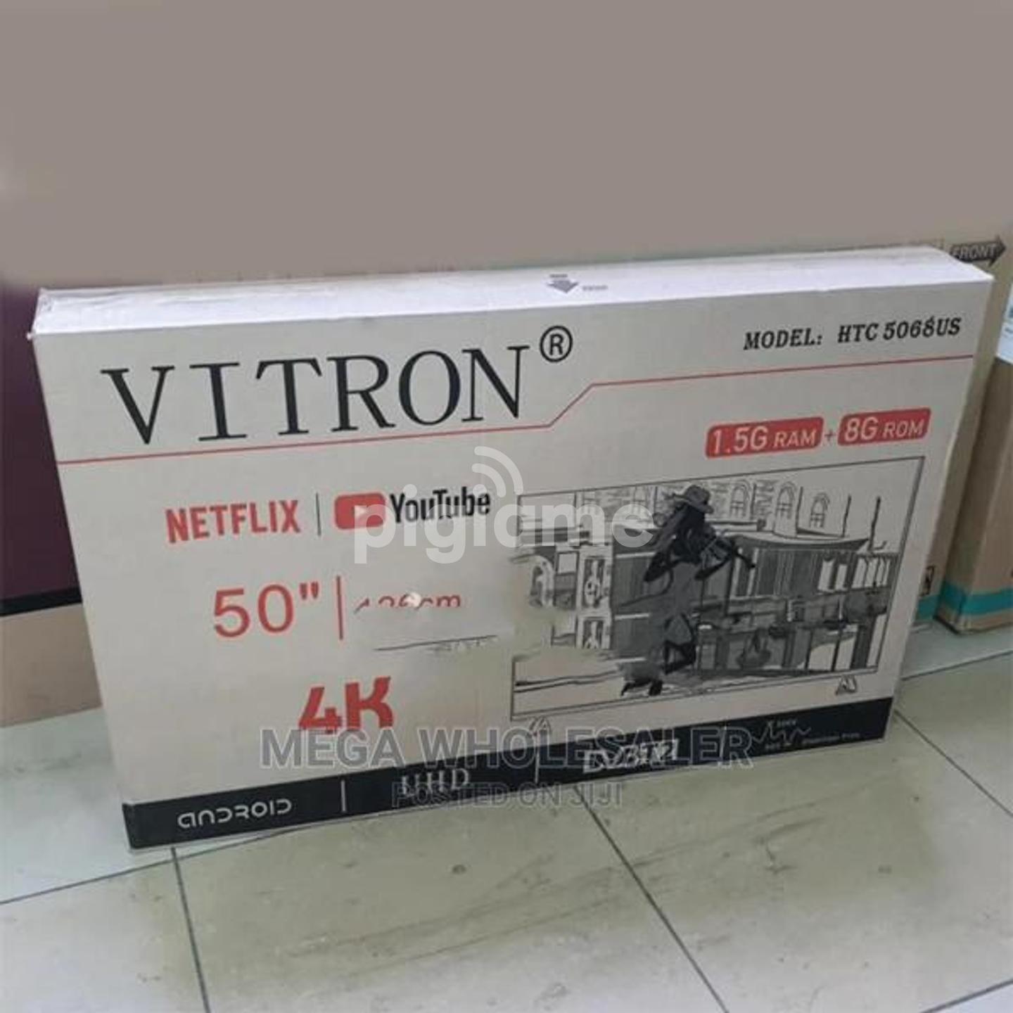 Vitron 5068Us,50" Inch Frameless 4K Uhd Android Tv-2021 in Nairobi CBD ...