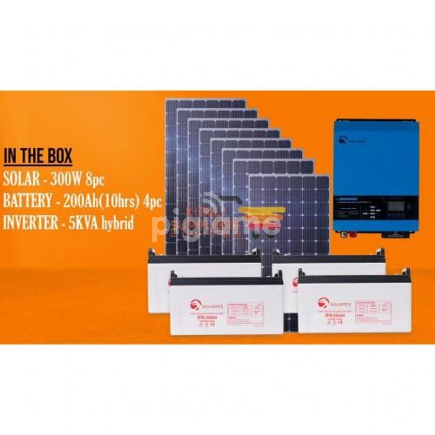 Solarmax Solar Fullkit 300W With 5Kva Hybrid Inverter in Nairobi CBD ...