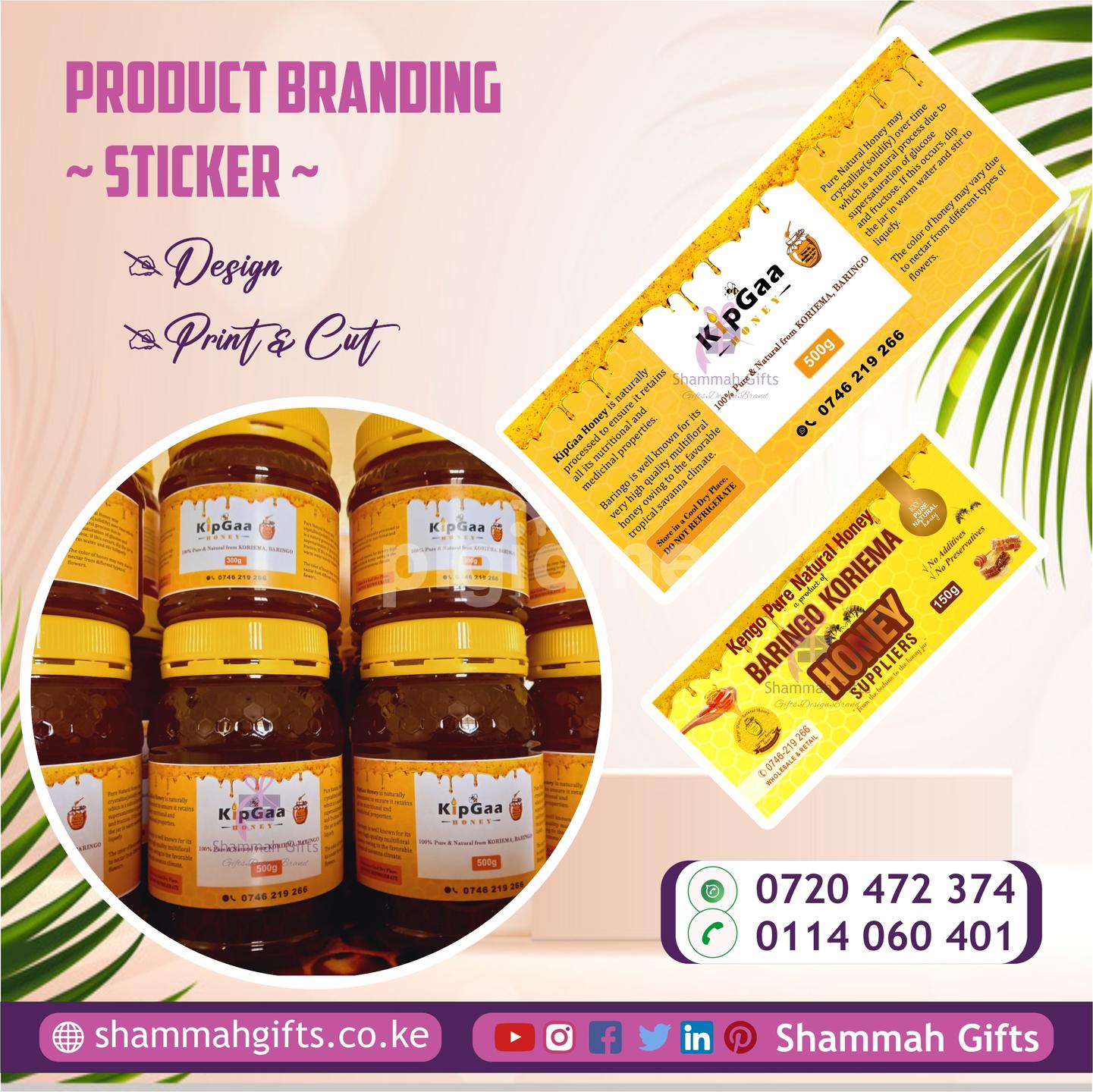 Product Branding - Design | Sicker Production in Nairobi CBD | PigiaMe