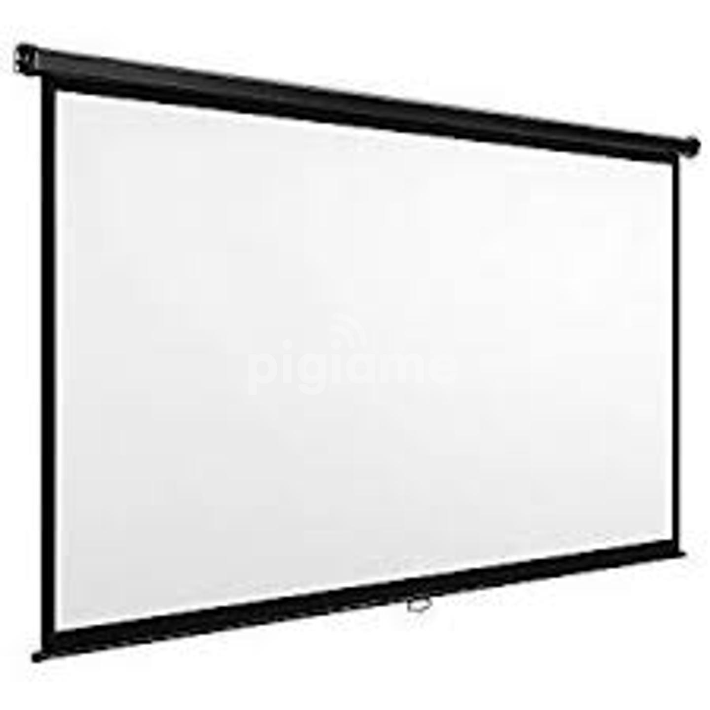 Manual Wall Mount Projection Screen 96*96 in Ngara | PigiaMe
