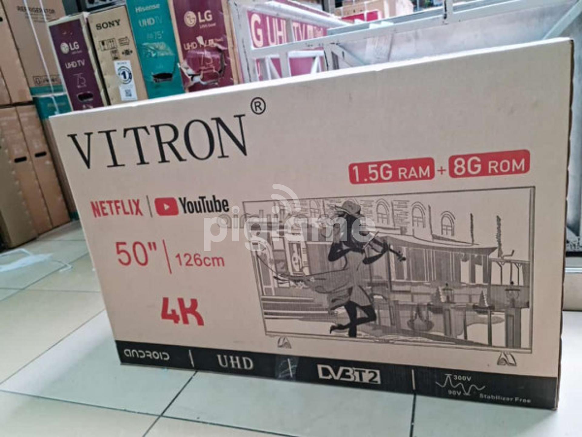 Vitron 50" Inch Frameless 4K Uhd Android Tv-New in Nairobi CBD | PigiaMe