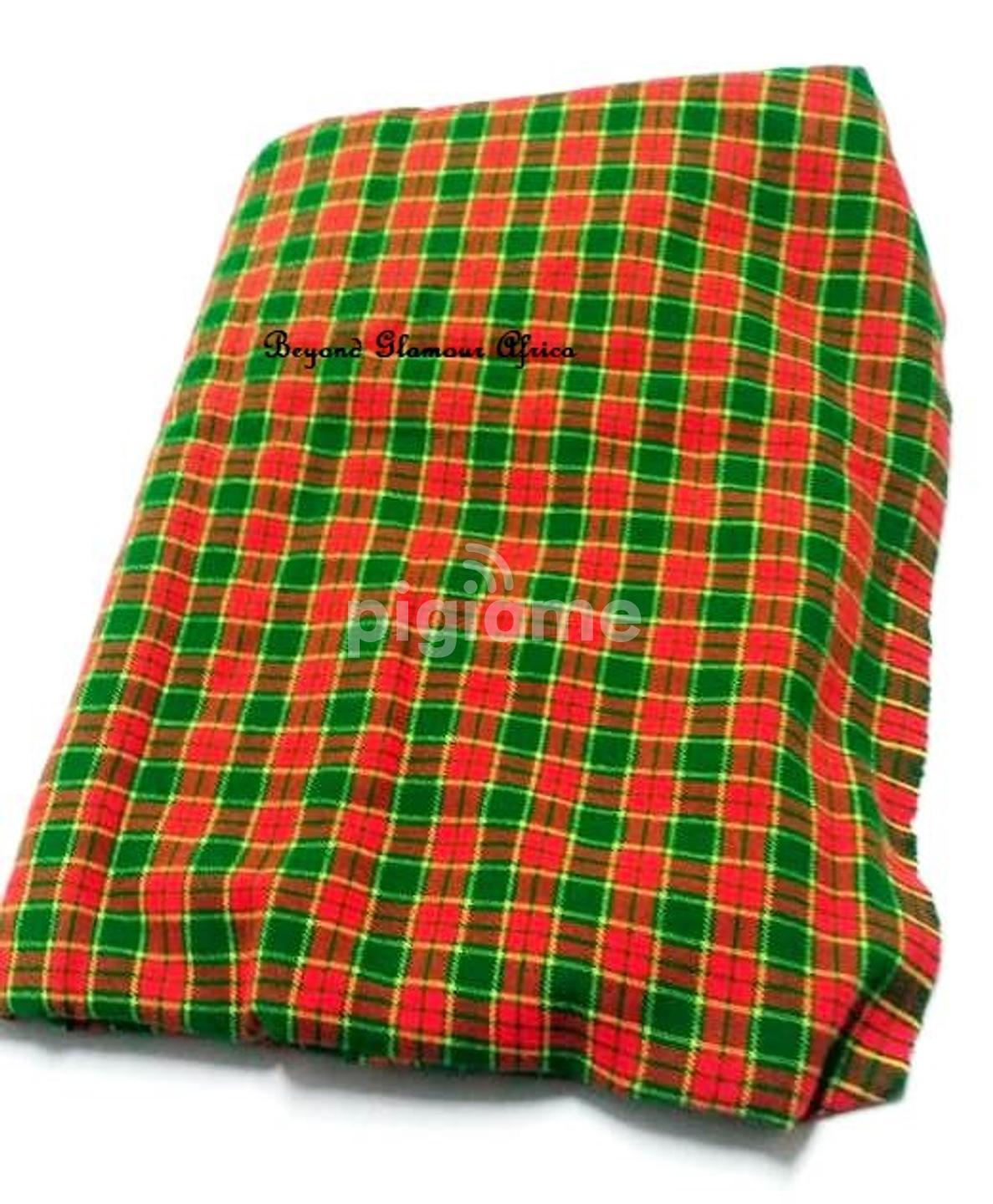 Genuine Green + Red Maasai Shuka in Nairobi CBD | PigiaMe