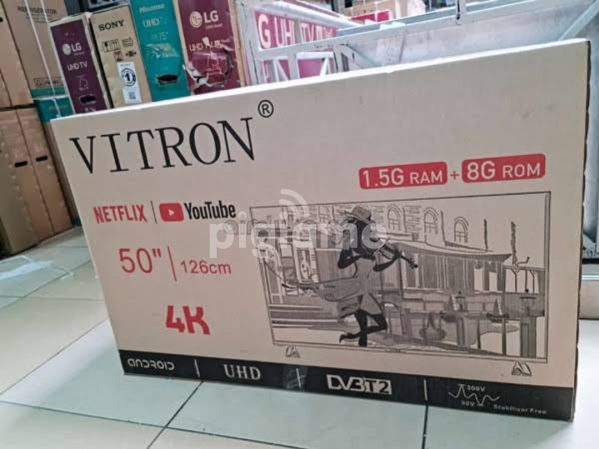 Vitron 50 Smart Android Frameless Tv Uhd 4K. in Nairobi CBD | PigiaMe