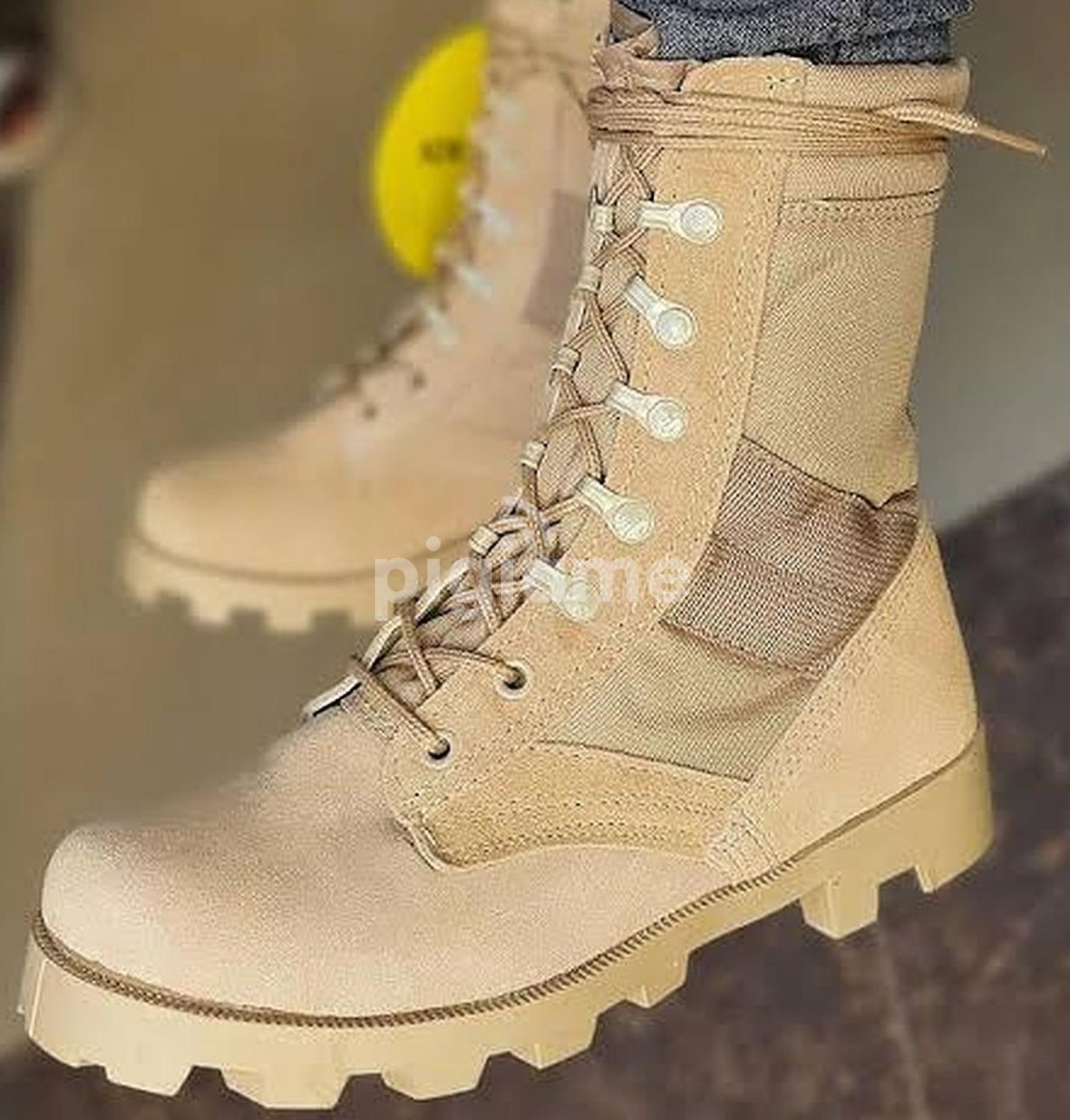 Tactical Unisex Military Combat Siwar Boots In Tan in Nairobi CBD | PigiaMe
