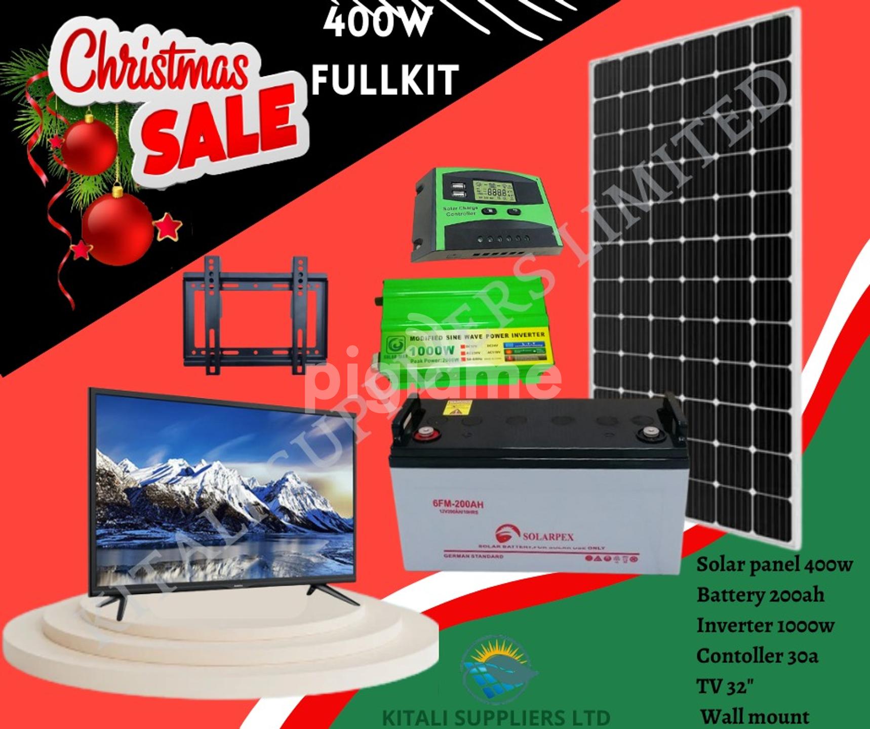Solarmax 400W Solar Fullkit Withand Free 32 Inch Tv in Nairobi CBD ...