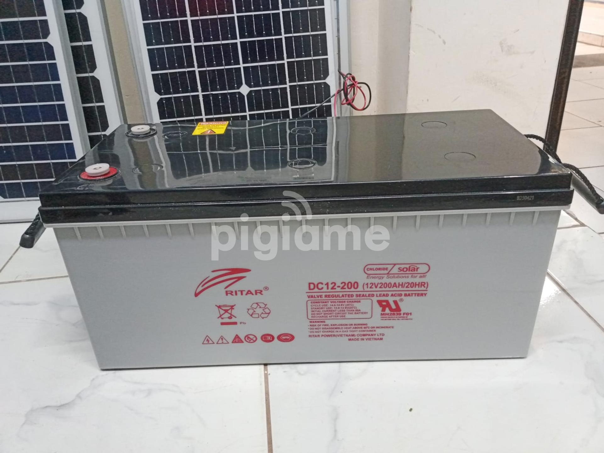 Original Ritar 12V 200Ah 20Hrs Solar Battery Market Price in Nairobi CBD | PigiaMe