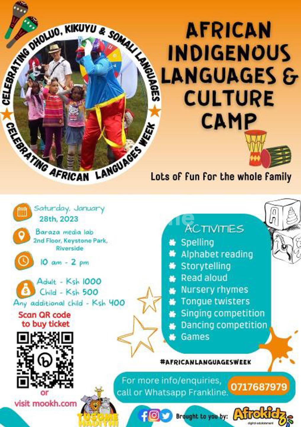 African Indigenous Languages & Culture Camp in | PigiaMe