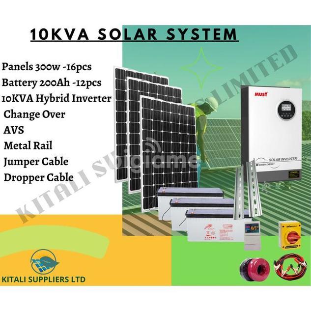 Solarmax 10Kva Solar Back Up System With Hybrid Inverter in Nairobi CBD ...