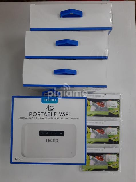 Tecno Tr118 4G Portable Wifi Router Universal (Supports Faiba ...
