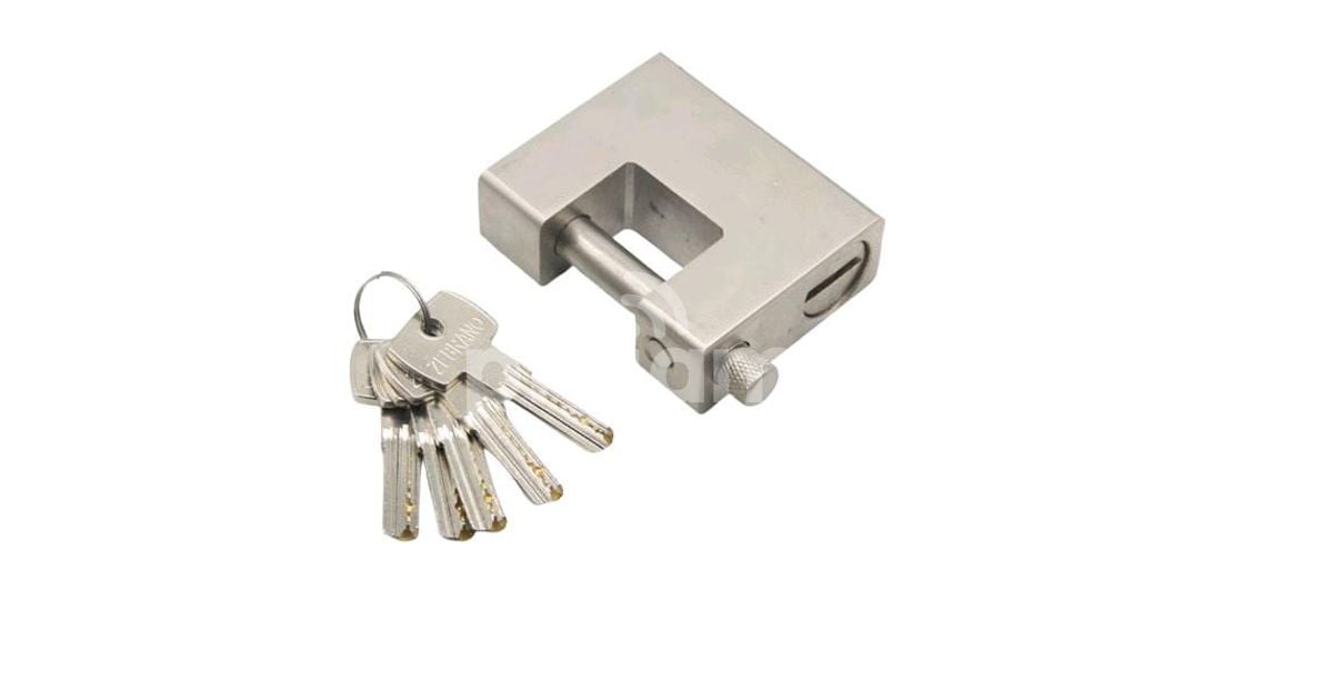 Baoling 94Mm Amoured Rectangular 5 Keys Padlock in Nairobi CBD | PigiaMe