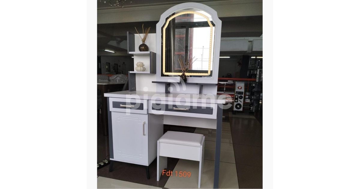 Vanity Dressing Table, Mirror & Stool, Compact & Chic in Nairobi West ...