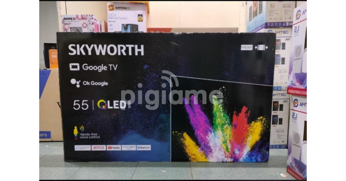 Skyworth 55Inch Smart Qled Google Tv Android 4K Uhd. in Nairobi CBD | PigiaMe