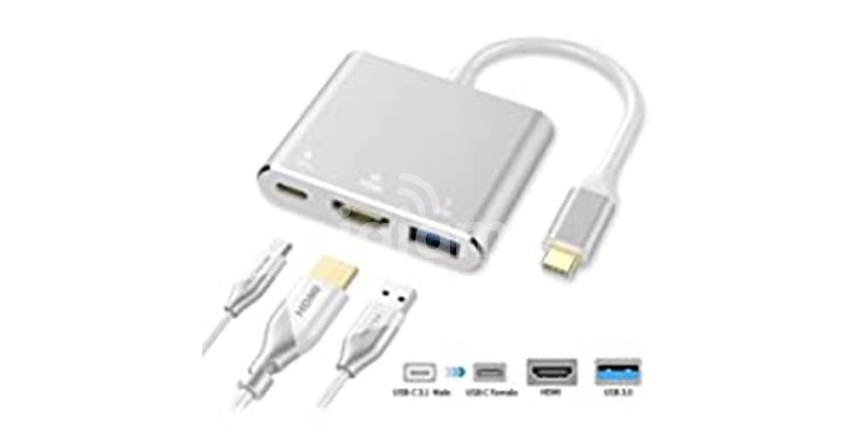 3 In 1 Type-C To 4K Hd Hdmi Usb 3.0 Hub Usb-C Adapter in Nairobi CBD ...