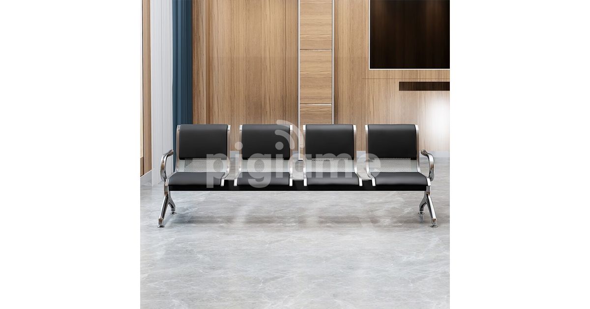 Office Bench; Four Seaters Black Office Bench in Nairobi West | PigiaMe