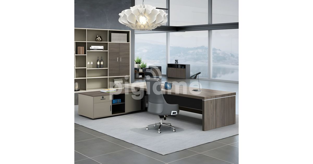 1600Mm Modern Executive L-Shaped Library Table in Nairobi West | PigiaMe