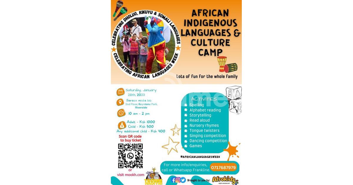 African Indigenous Languages & Culture Camp in | PigiaMe