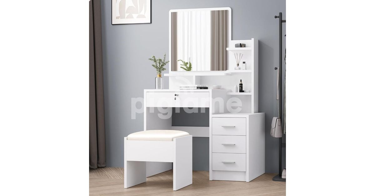 Modern Vanity Dressing Table With Led Lights in Nairobi West | PigiaMe