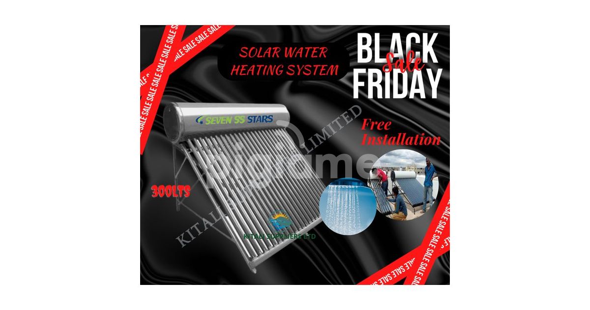 Seven Ss Stars Solar Water Heater System 300L in Nairobi CBD, Ronald ...