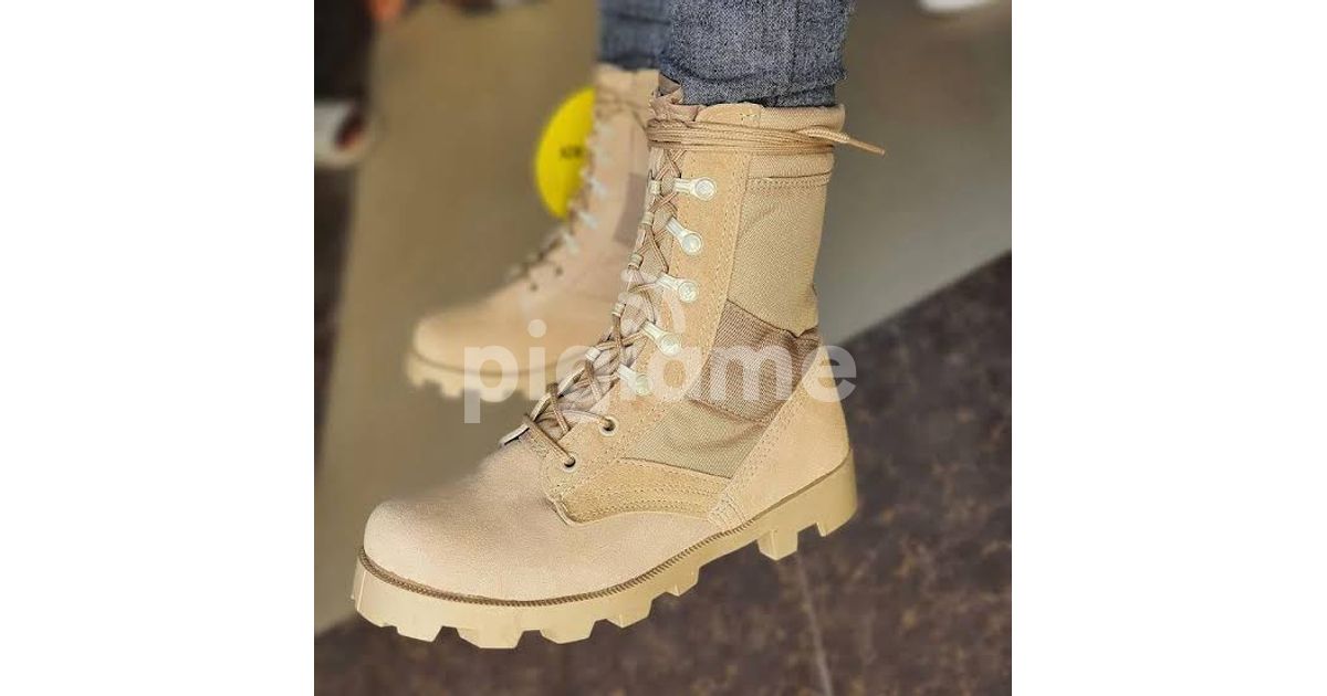 Tactical Unisex Military Combat Siwar Boots In Tan in Nairobi CBD | PigiaMe