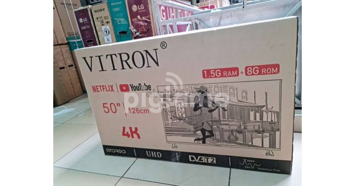 Vitron 50 Smart Android Frameless Tv Uhd 4K. in Nairobi CBD | PigiaMe