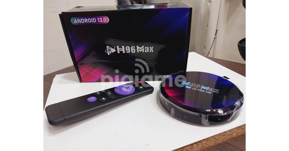 Android Tv Box, H96 Max Android Box 13.0 4Gb Ram 64Gb Rom, in Nairobi ...