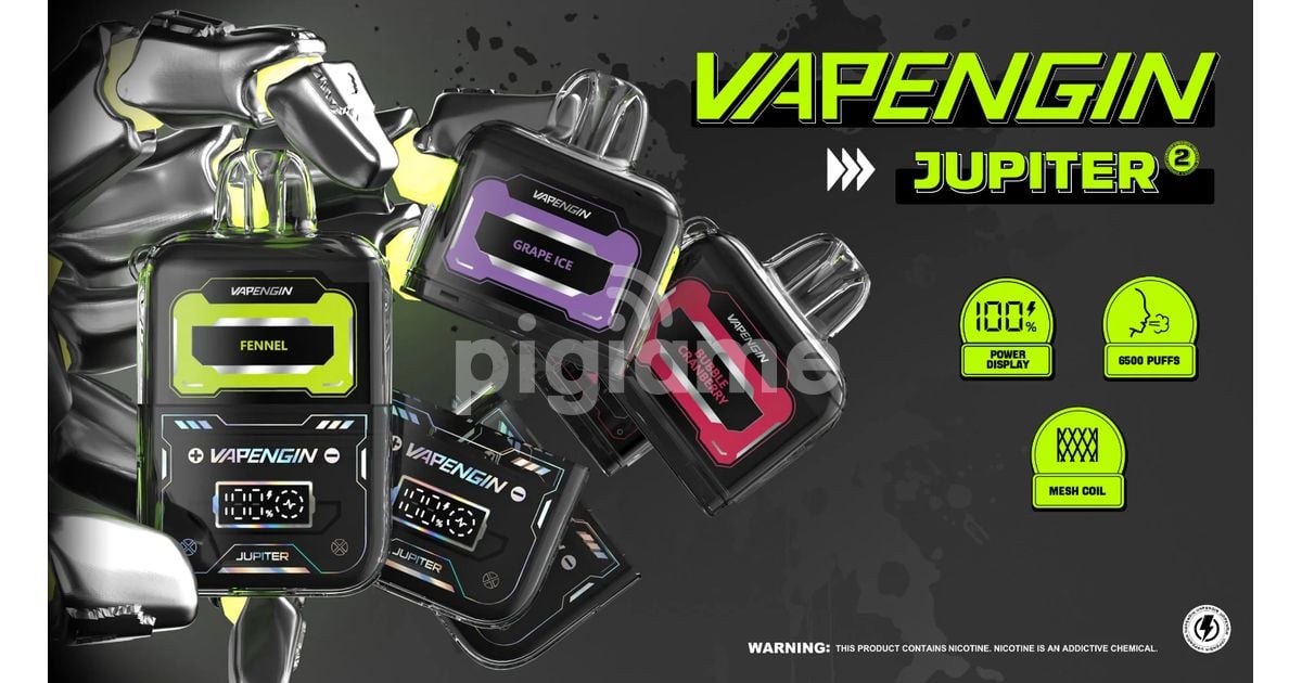 Vapengin Jupiter 2 6500 Puffs Full Kit Vape in Eldoret | PigiaMe