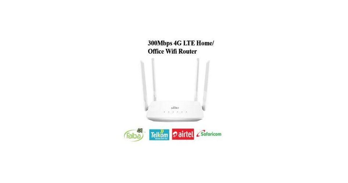 300Mbps 4G Lte Wifi Router With 4 High-Gain Antennas in Nairobi CBD ...