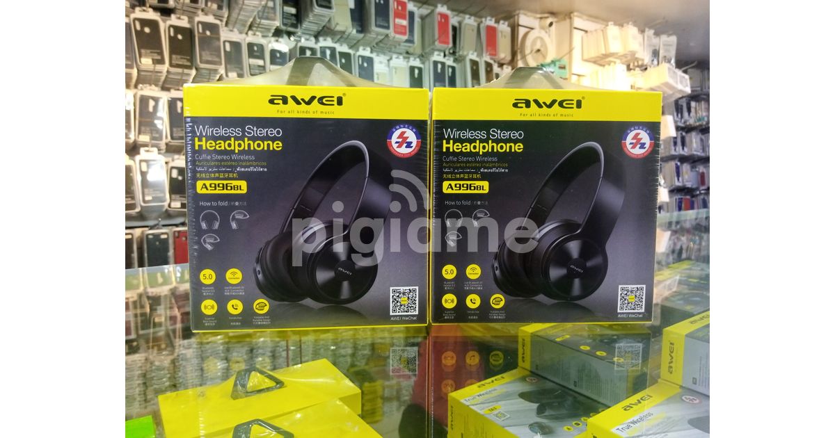 Awei Wireless Stereo Headset A996Bl in Nairobi CBD, Moi Avenue | PigiaMe