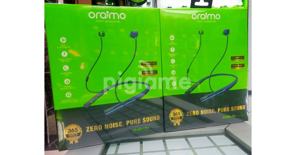 Oraimo Oeb-E80D Necklace Pro Wireless Neckband in Nairobi CBD, Moi ...