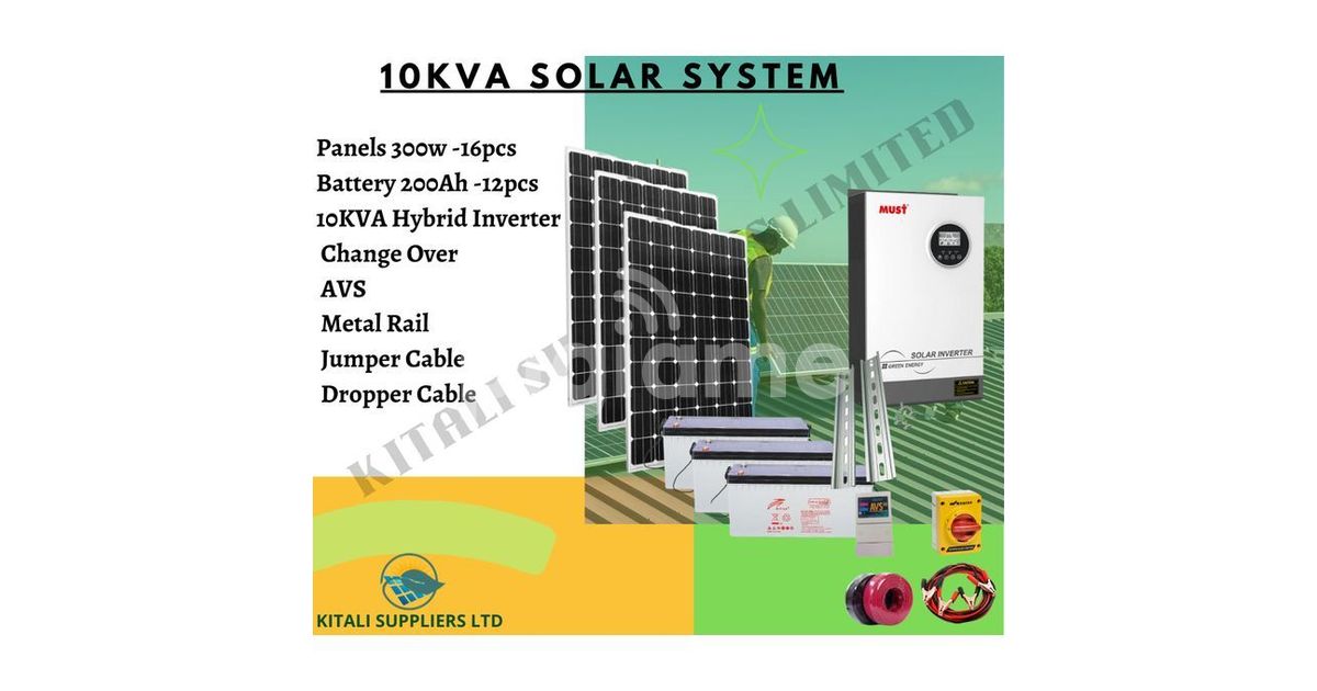 Solarmax 10Kva Solar Back Up System With Hybrid Inverter in Nairobi CBD ...