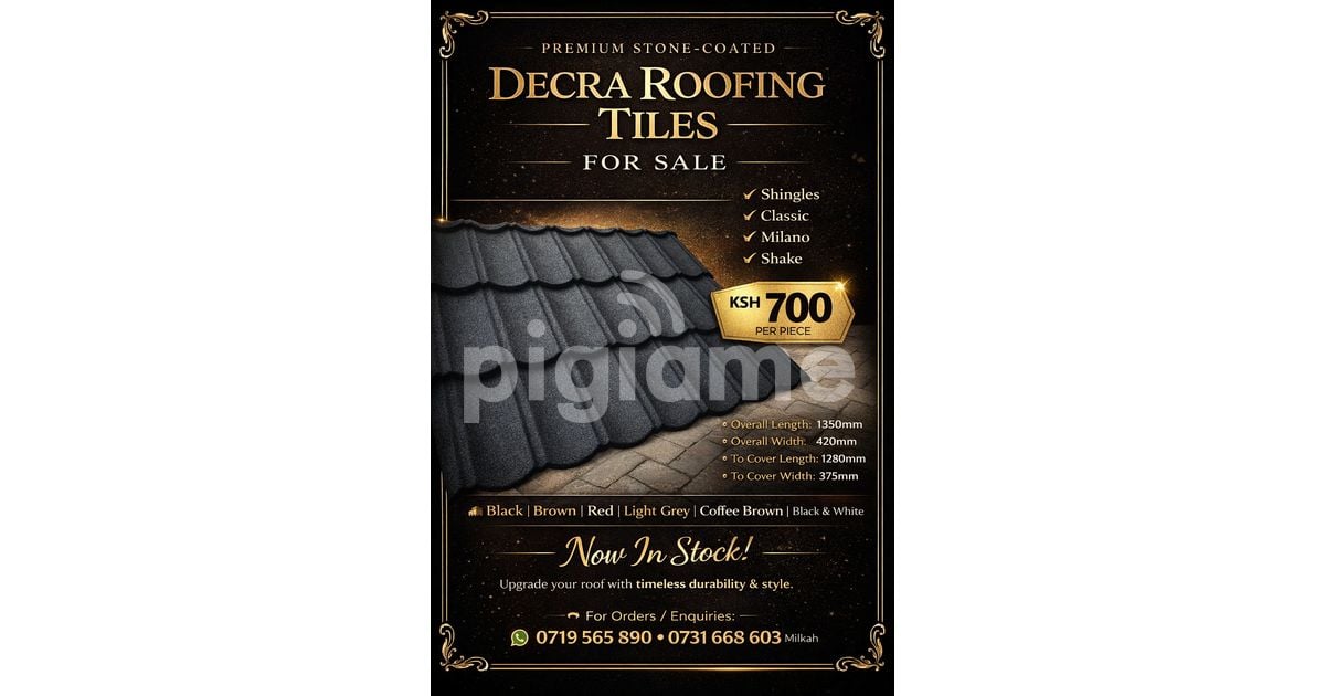 Decra Tiles For Sale in Kiambu Road | PigiaMe