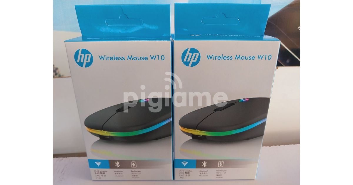 Hp W10 Led Wireless Mouse, Rechargeable Silent Mouse 2.4G in Nairobi ...