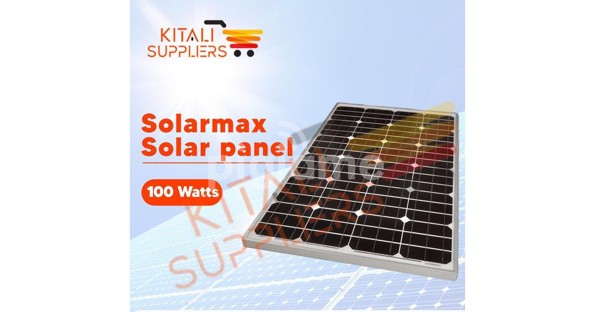 Solarmax Solar Panel 100Watts in Nairobi CBD, Ronald Ngala | PigiaMe