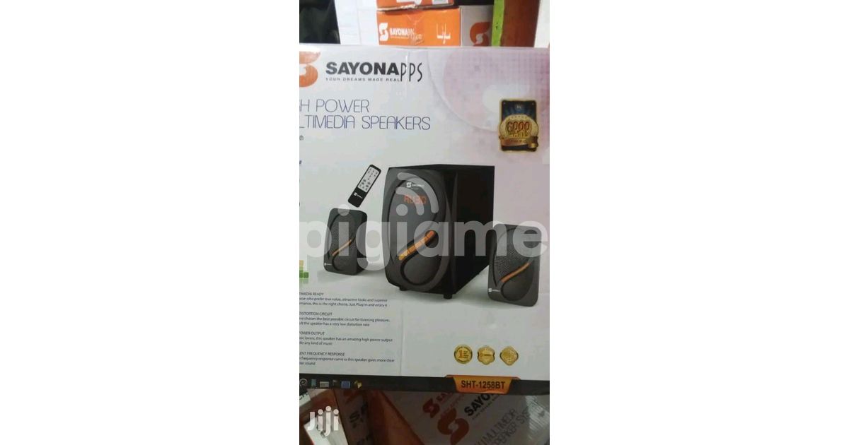 Sayona Sht 1258 Bt 2.1 Channel 6000 Watts Subwoofer in Nairobi CBD | PigiaMe