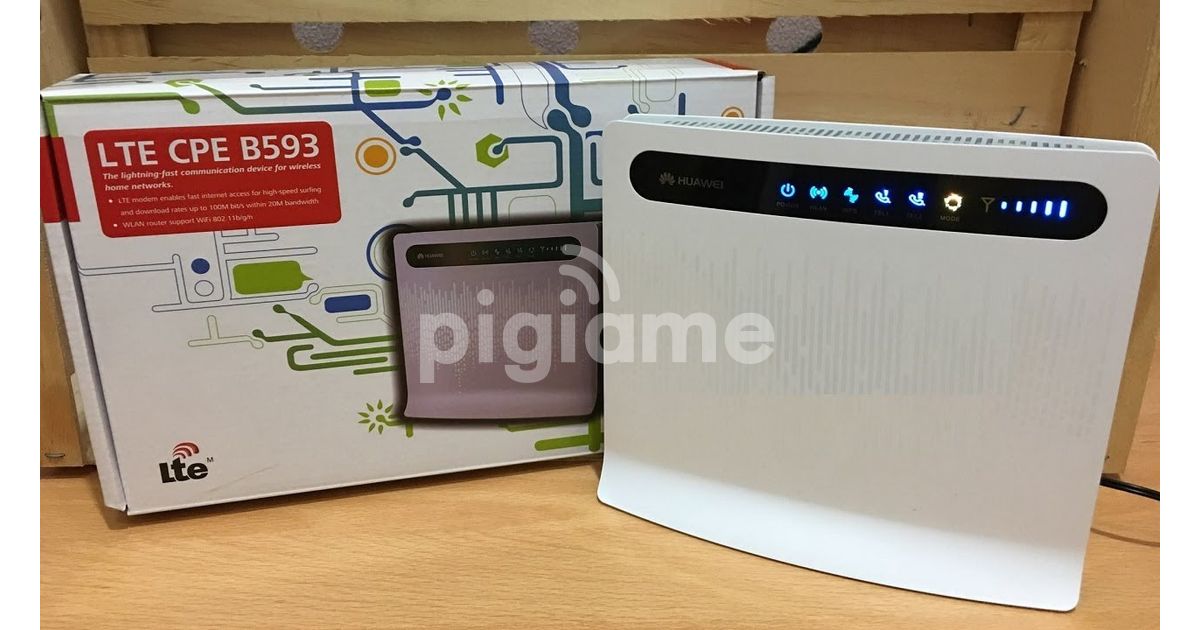 Huawei B593 Lte 4G Wifi Router in Nairobi CBD, Accra Road | PigiaMe
