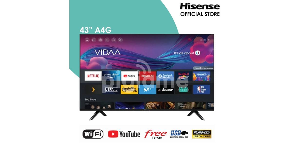 Hisense 43A4G 43 Inches Full Hd Smart Tv in Nairobi CBD, Accra Road ...