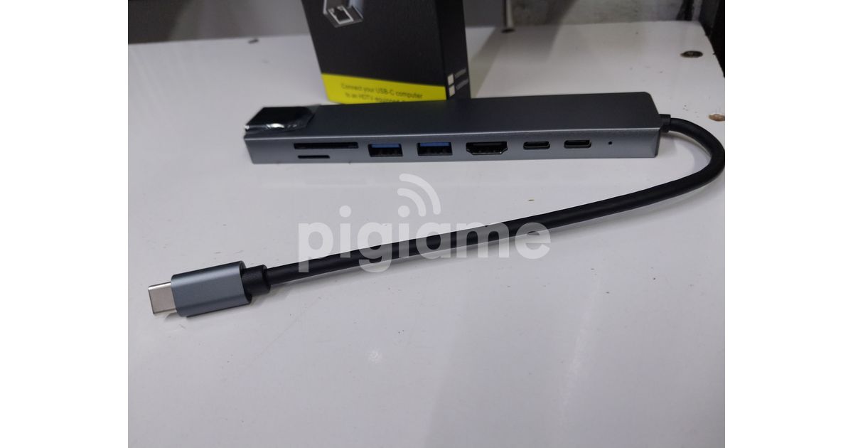 Usb C To 8 Port Hub Multifunction Adapter in Nairobi CBD, Moi Avenue ...