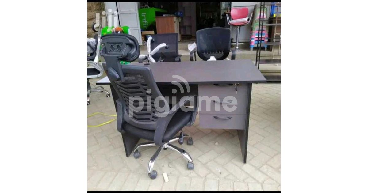 High Back Adjustable Office Chair And Office Table in Nairobi CBD, City ...
