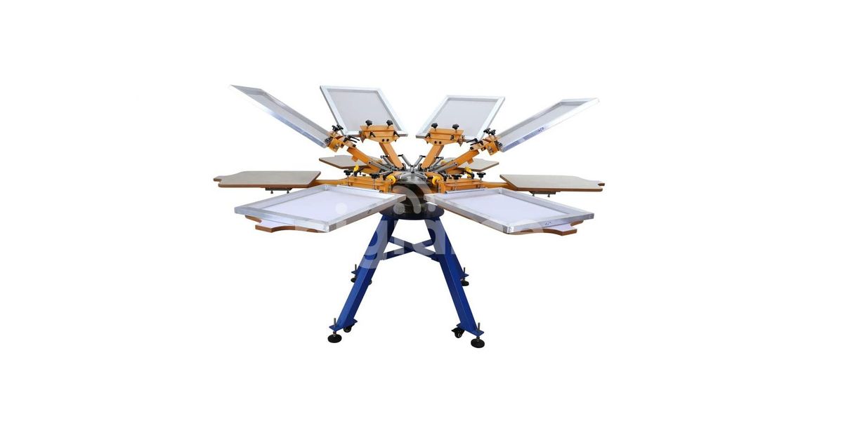 Manual 6 Color 6 Station Textile Carousel Printing Machine in Nairobi ...