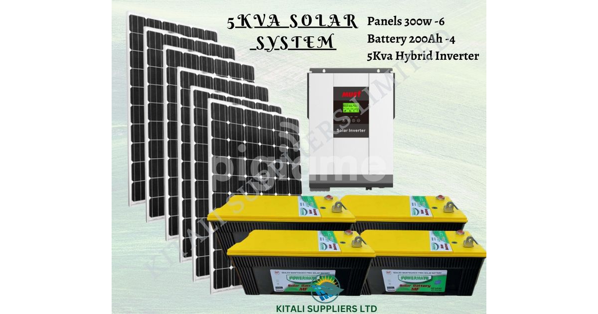 5Kva Solar System in Nairobi CBD, Ronald Ngala | PigiaMe