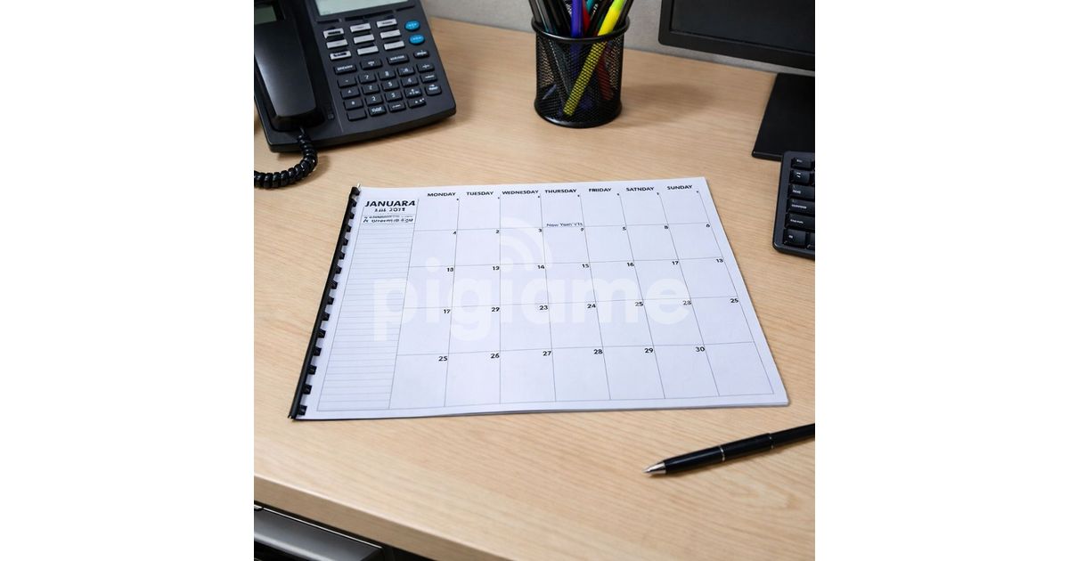 2026 A4 Monthly Planner Writable Organizer Calendar in Nairobi CBD ...