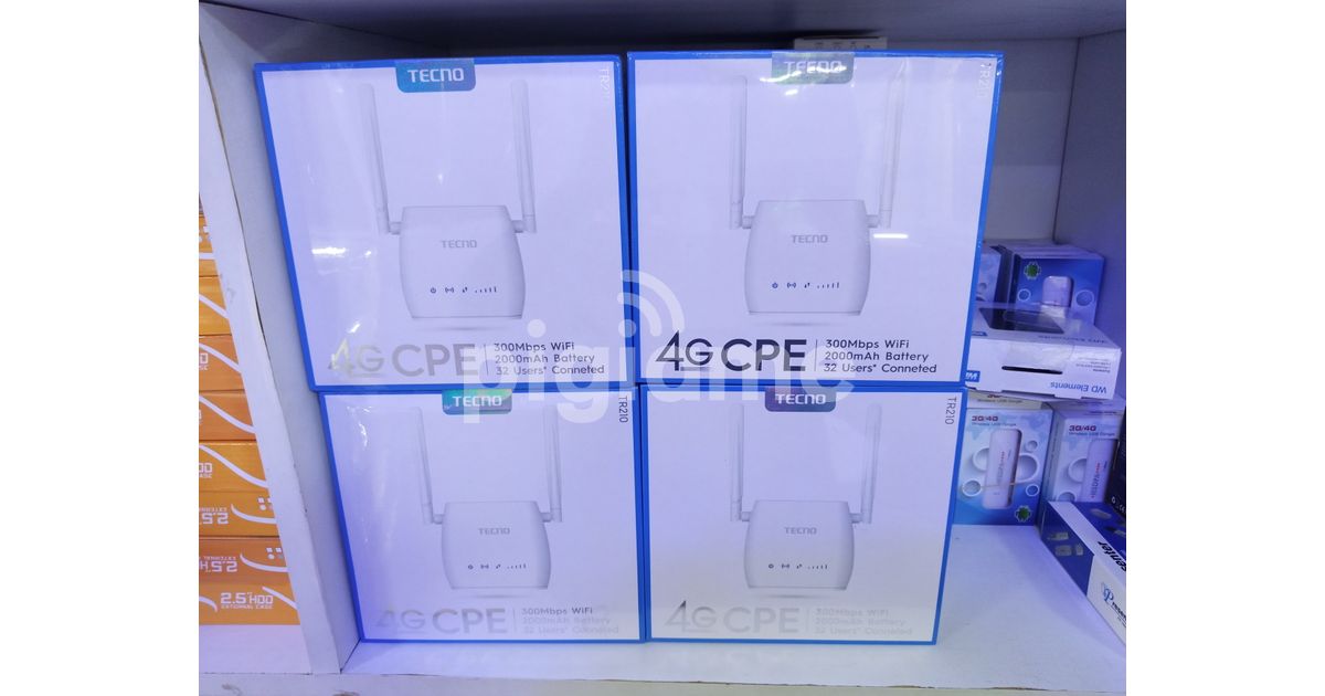 Tecno 4G Cpe Tr210 Sim Card Router With Inbuilt Battery in Nairobi CBD ...