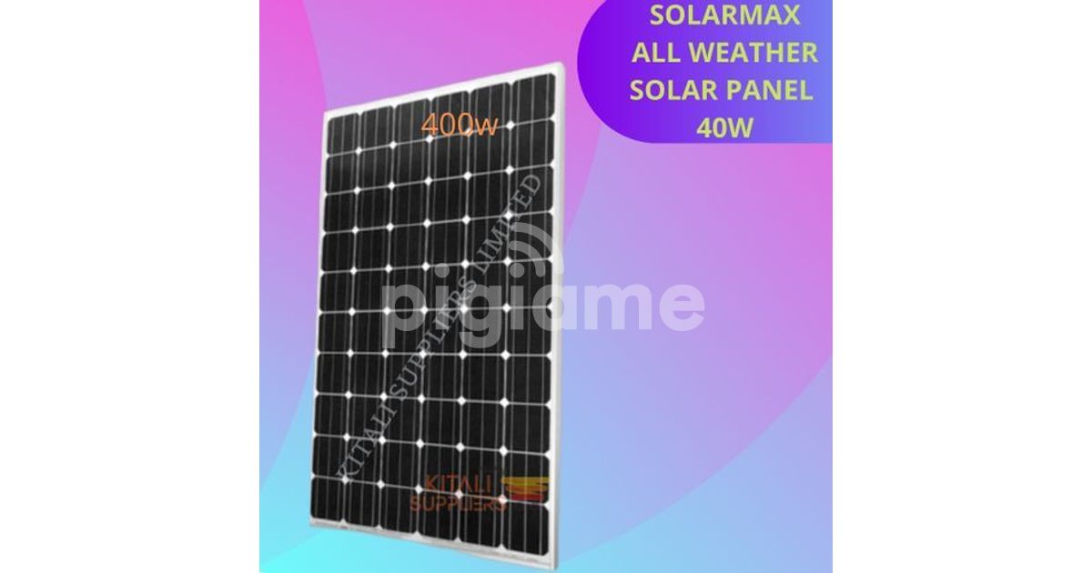 Solarmax 400 Watts All Weather Solar Panel in Nairobi CBD | PigiaMe