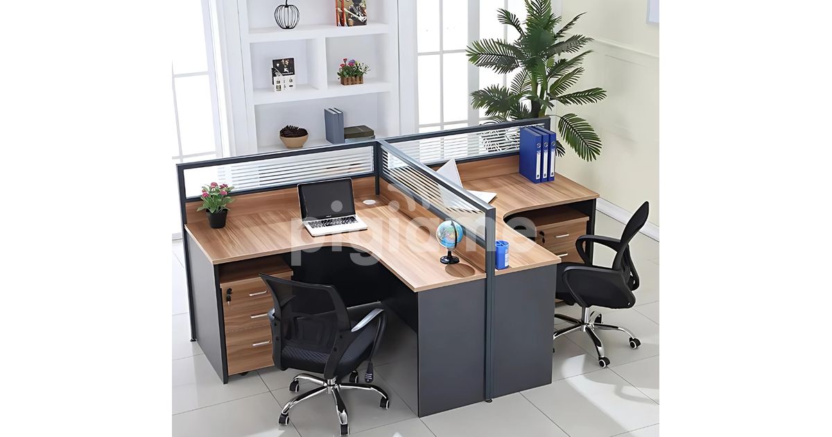 Office Workstation: 2-Person Curved Workstation in Nairobi West | PigiaMe