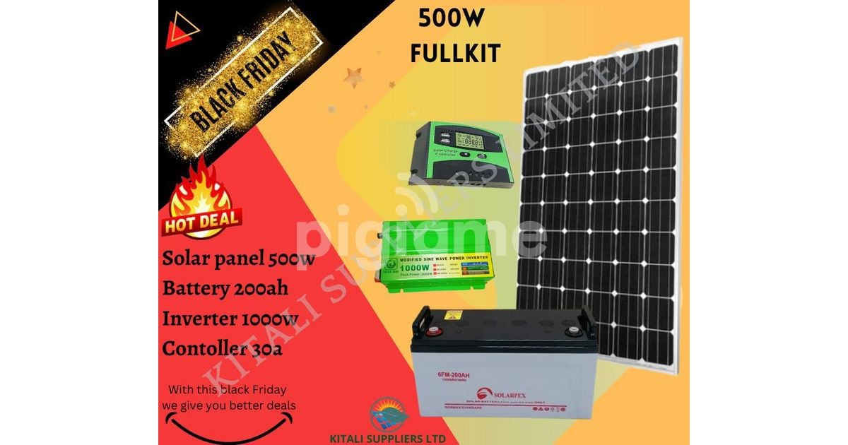 Solarmax Solar Panel Fullkit 500W Monocrystalline Panel in Nairobi CBD ...