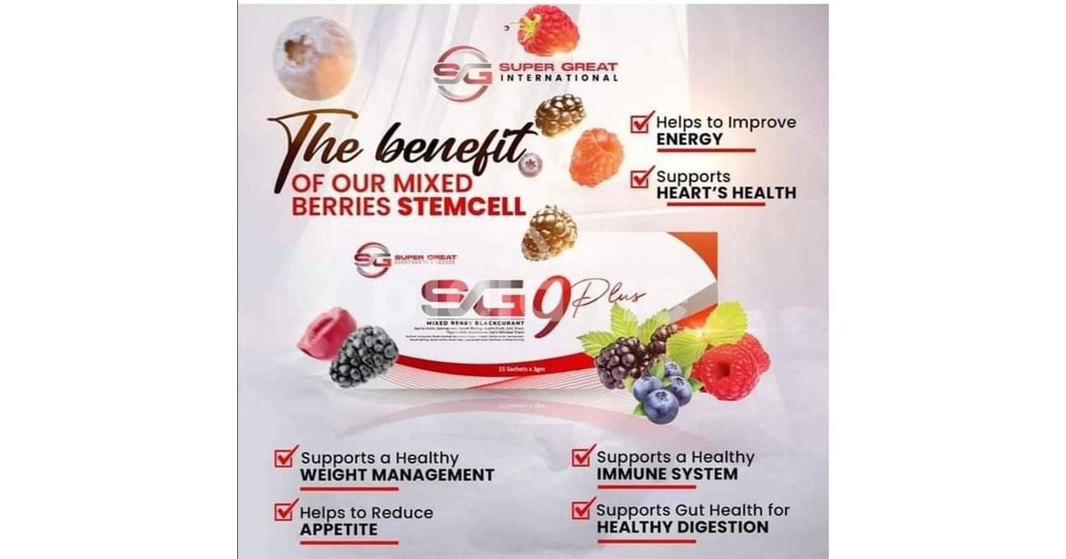 Sg9 Plus Advance.your Ultimate Stem Cell Product For You. in Nairobi CBD | PigiaMe