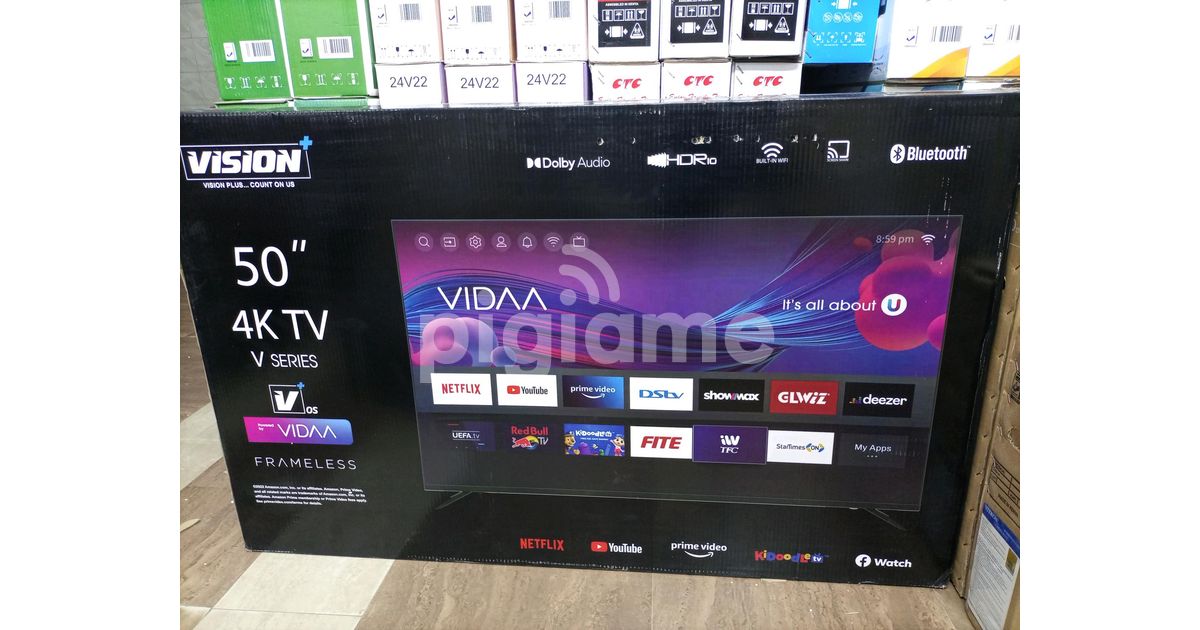 New 50 Vision Plus Android Frameless Tv (4K) in Nairobi CBD | PigiaMe