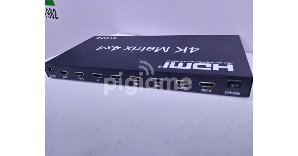 Ultra Hd 4K Hdmi 4X4 Matrix Switcher 4 Ports Inputs in Nairobi CBD, Moi Avenue | PigiaMe