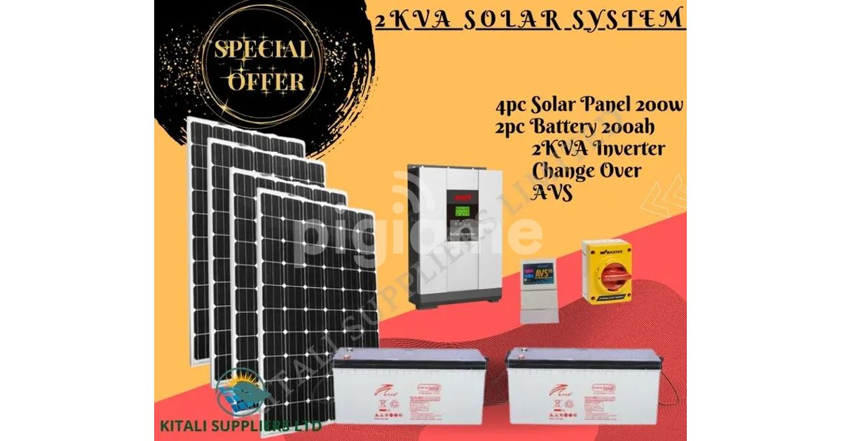 2Kva Solar System. in Nairobi CBD, Ronald Ngala | PigiaMe