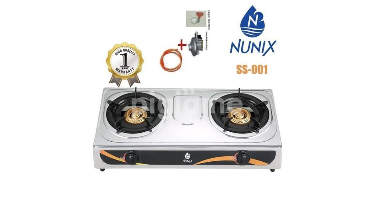 Nunix Table Top Gas Cooker With Pipe 6Kg Regulator/Tightener in Nairobi ...